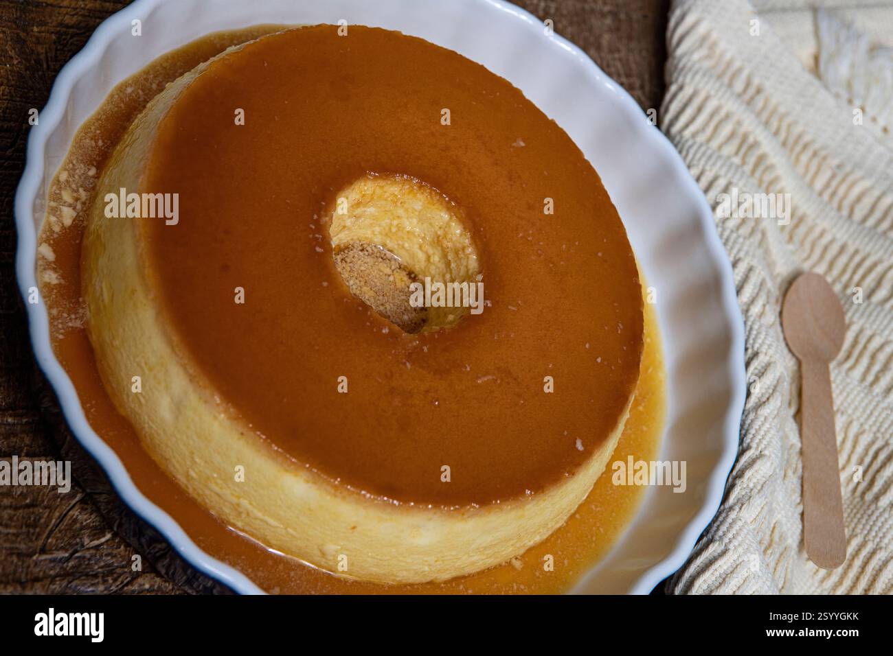 Milk Pudding, Brazilian dessert homemade caramel custard pudding ...