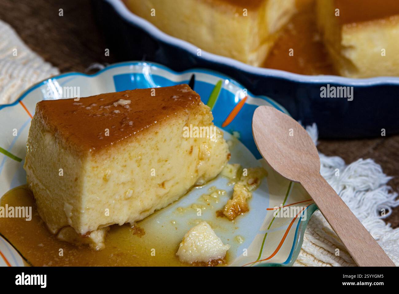 Milk Pudding, Brazilian dessert homemade caramel custard pudding ...