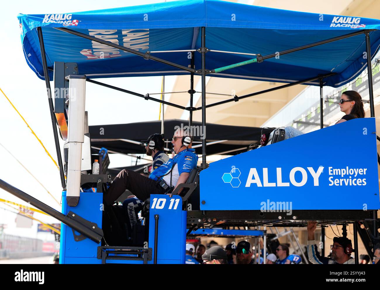 Austin, Texas, USA. 1st Mar, 2025. A general view during the final laps ...