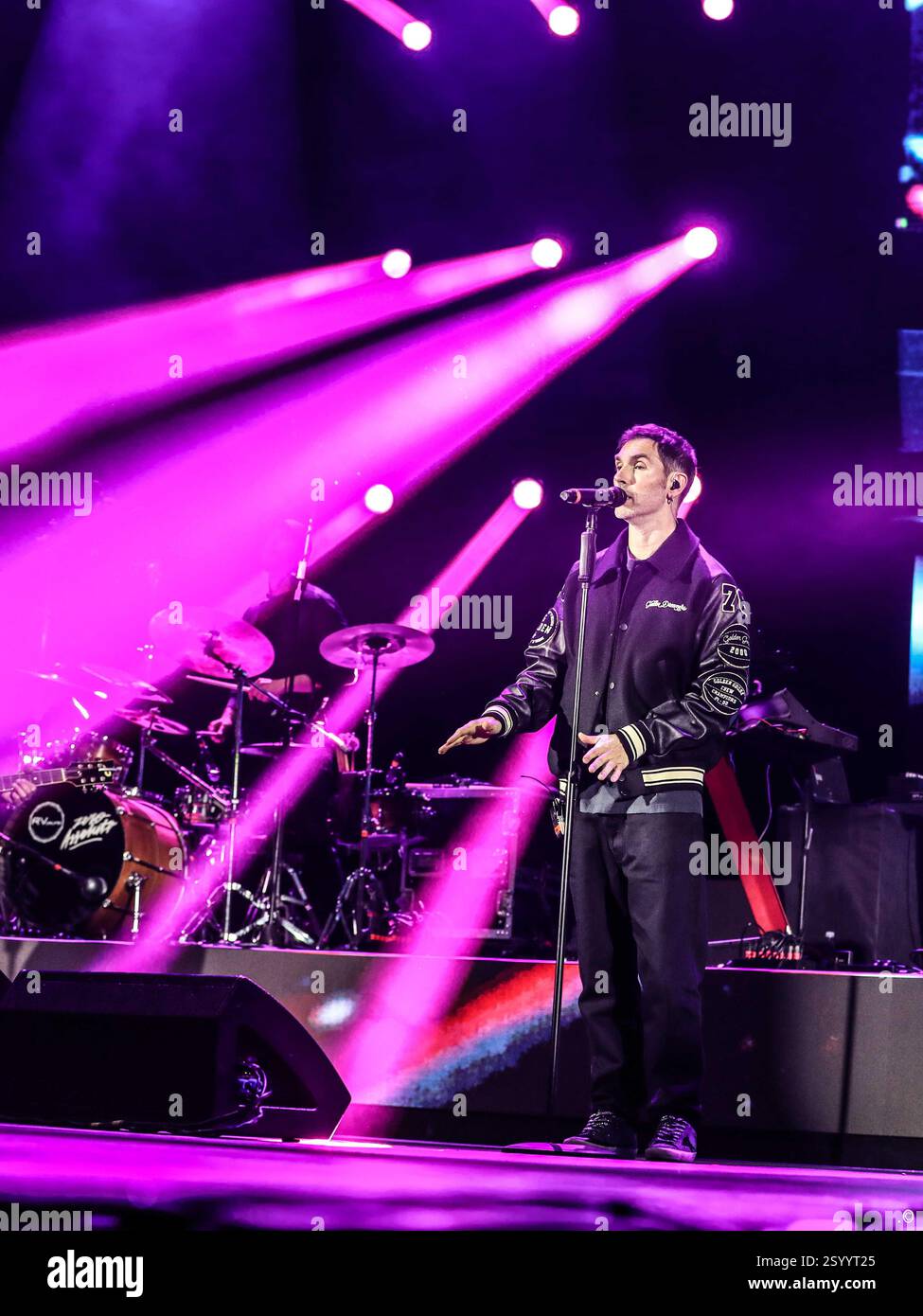 Milan, Italy. 01st Mar, 2025. Zero Assoluto, Thomas De Gasperi during ...