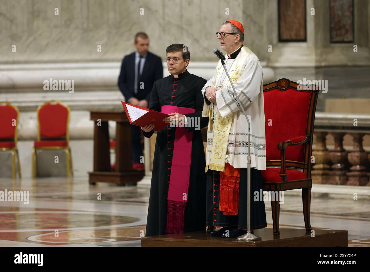 Vatican City, Italy 01.03.2025 : Cardinal Claudio Gugerotti at the ...