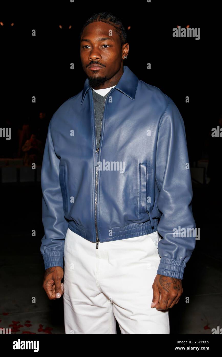 Milan, Italien. 01st Mar, 2025. Stefon Diggs attends FERRAGAMO Autumn ...