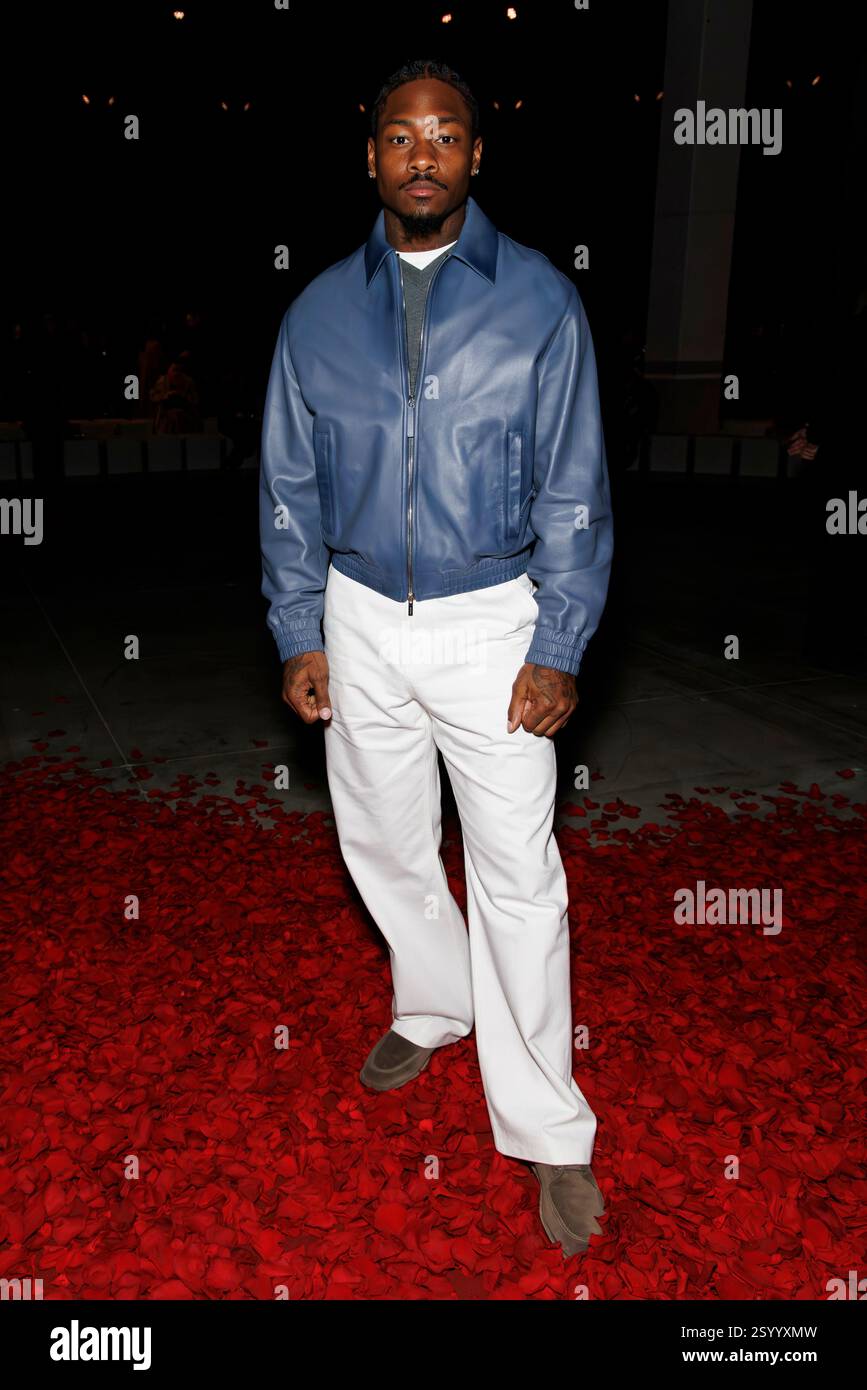 Milan, Italien. 01st Mar, 2025. Stefon Diggs attends FERRAGAMO Autumn ...