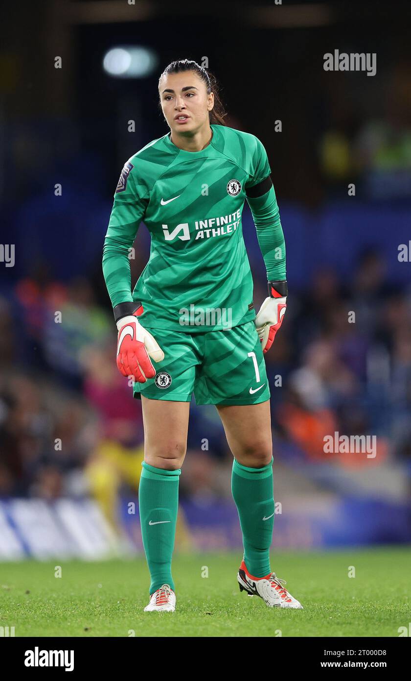 London, UK. 1st Oct, 2023. Zecira Musovic of Chelsea during the ...