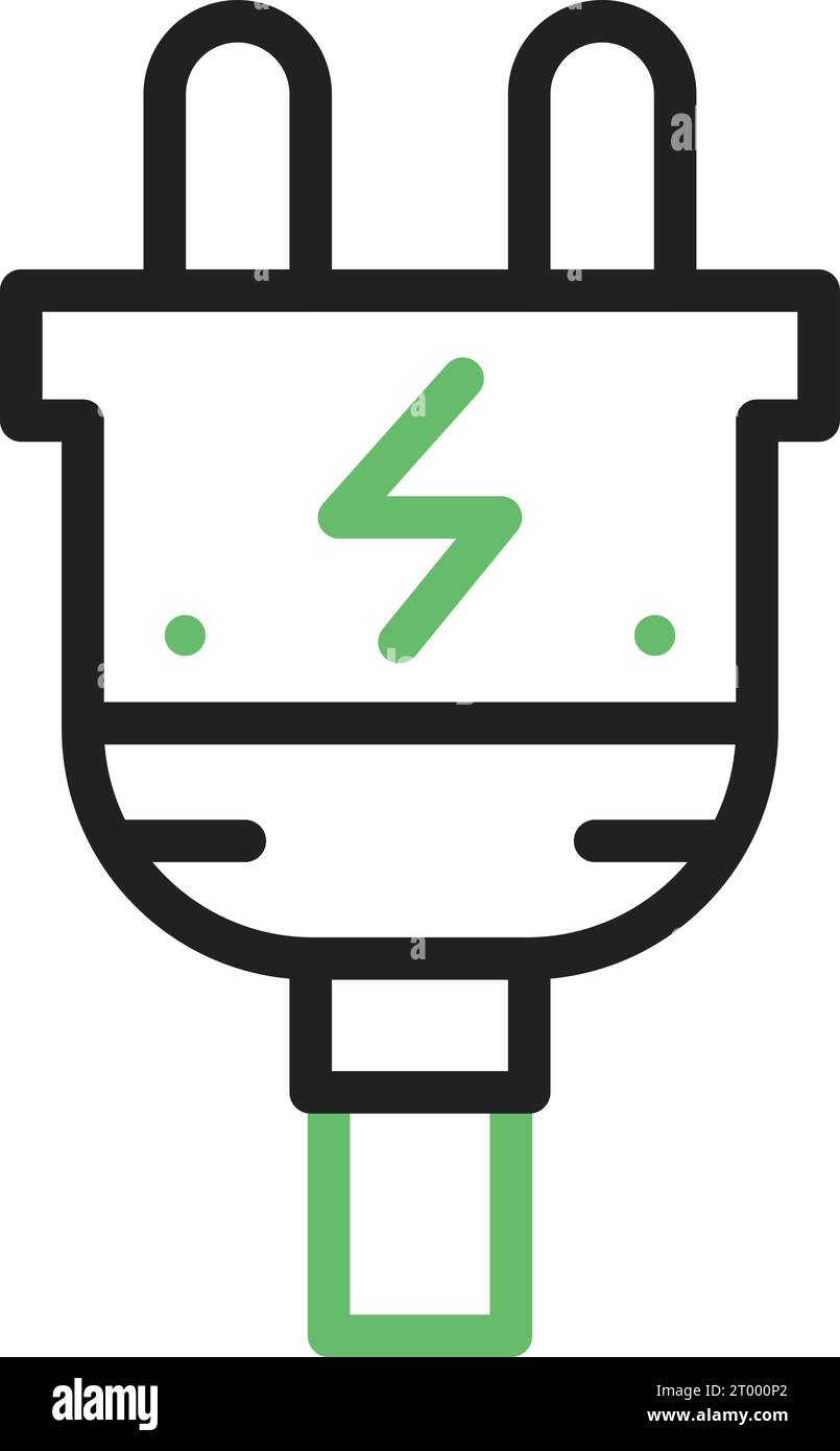 Plug connector icon outline hi-res stock photography and images - Alamy