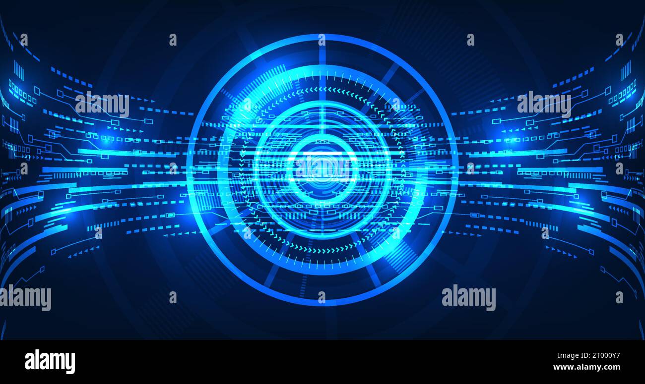 Technology background data Shows the transmission of large amounts of ...
