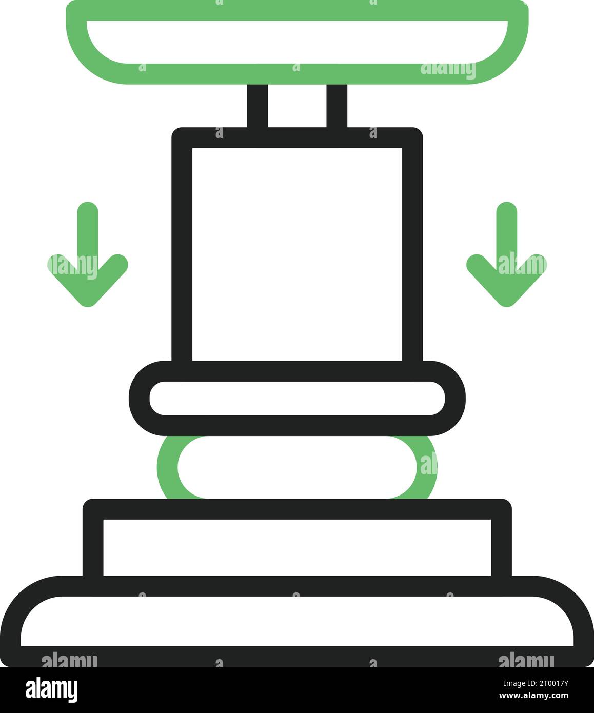 Press icon vector image Stock Vector Image & Art - Alamy