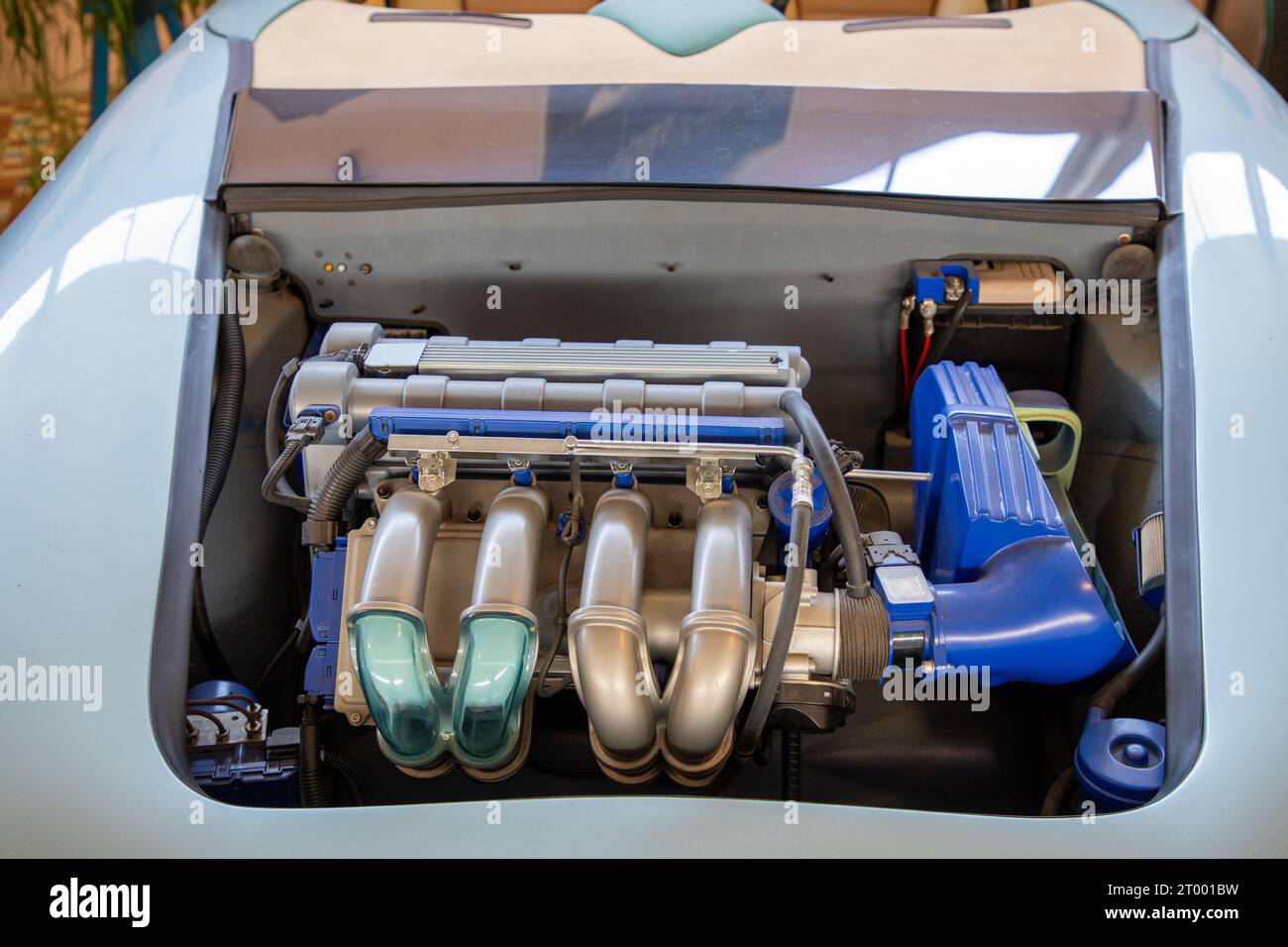 Talmont , France - 09 28 2023 : Porsche Prototype engine isis concept ...