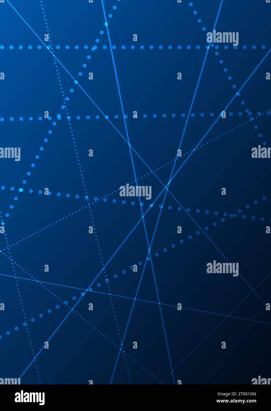 Abstract background technology uses color shading along with dot lines ...