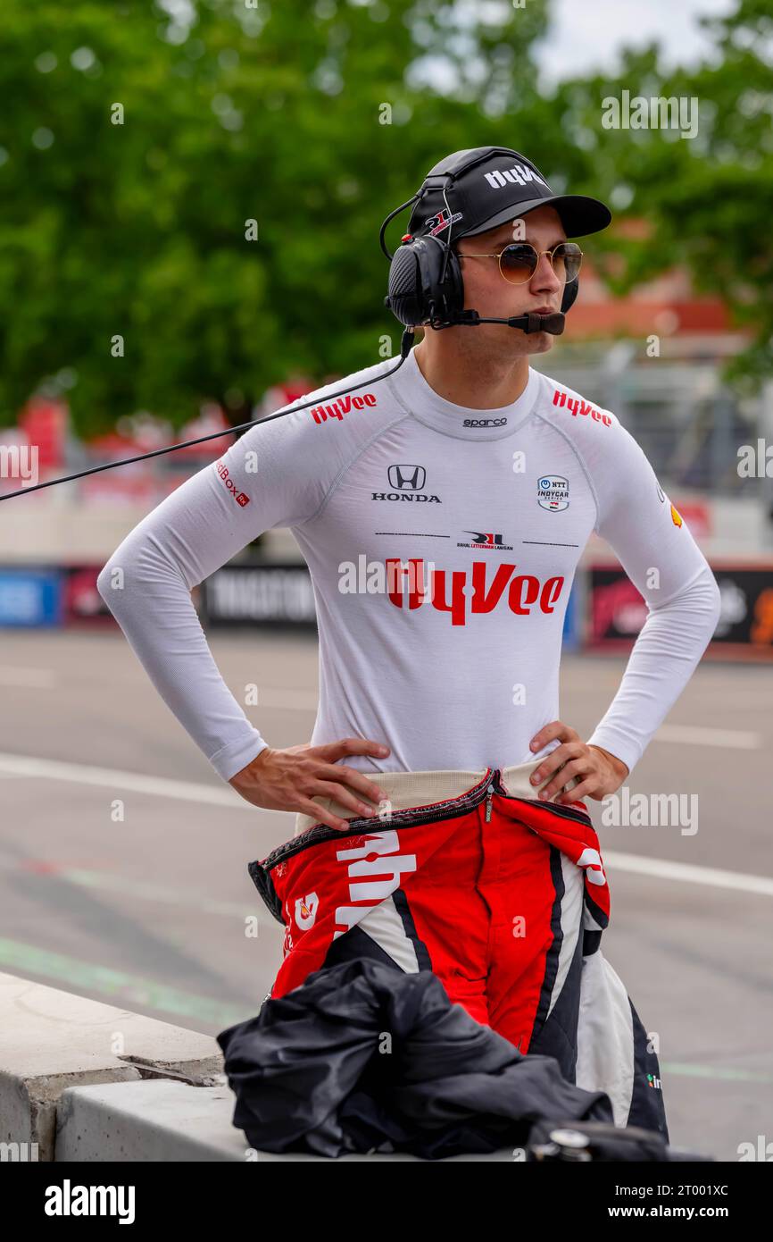 INDYCAR Series: August 04 Big Machine Music City Grand Prix Stock Photo ...