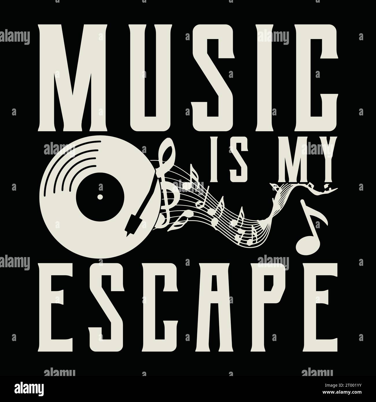 Vinyl record lettering retro Stock Vector Images - Alamy