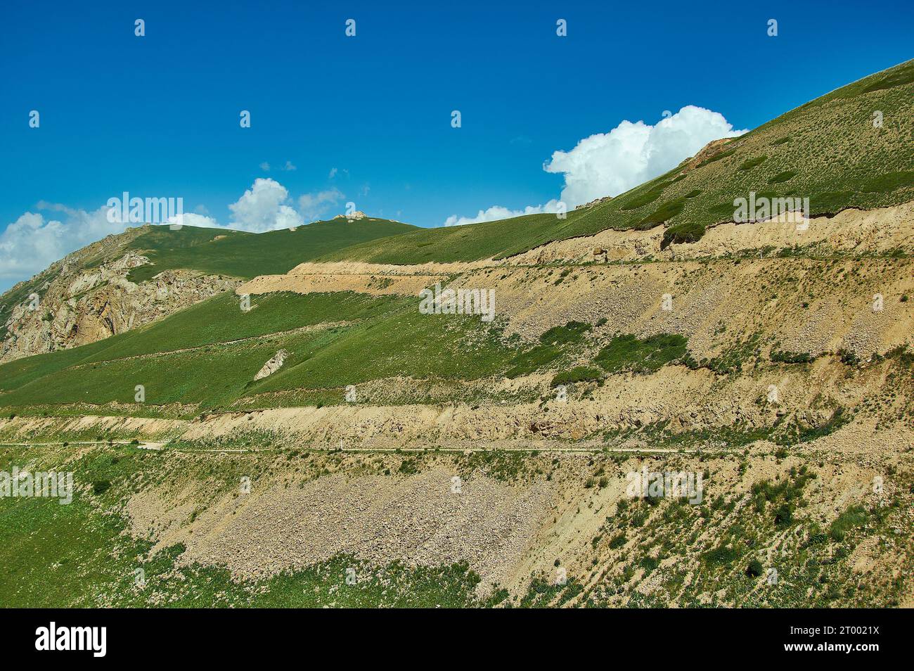 Moldo-Ashuu pass district of Son-Kul Region in western Kyrgyzstan Stock ...