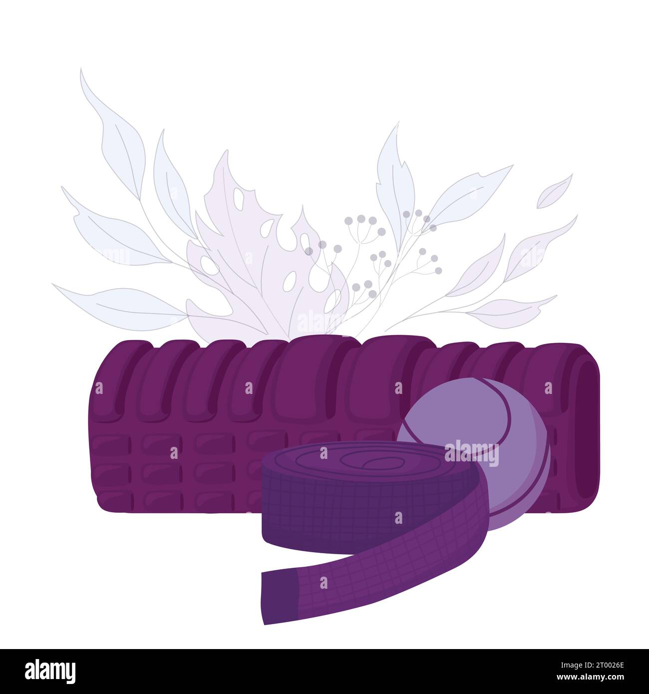 Pilates roller Stock Vector Images - Alamy