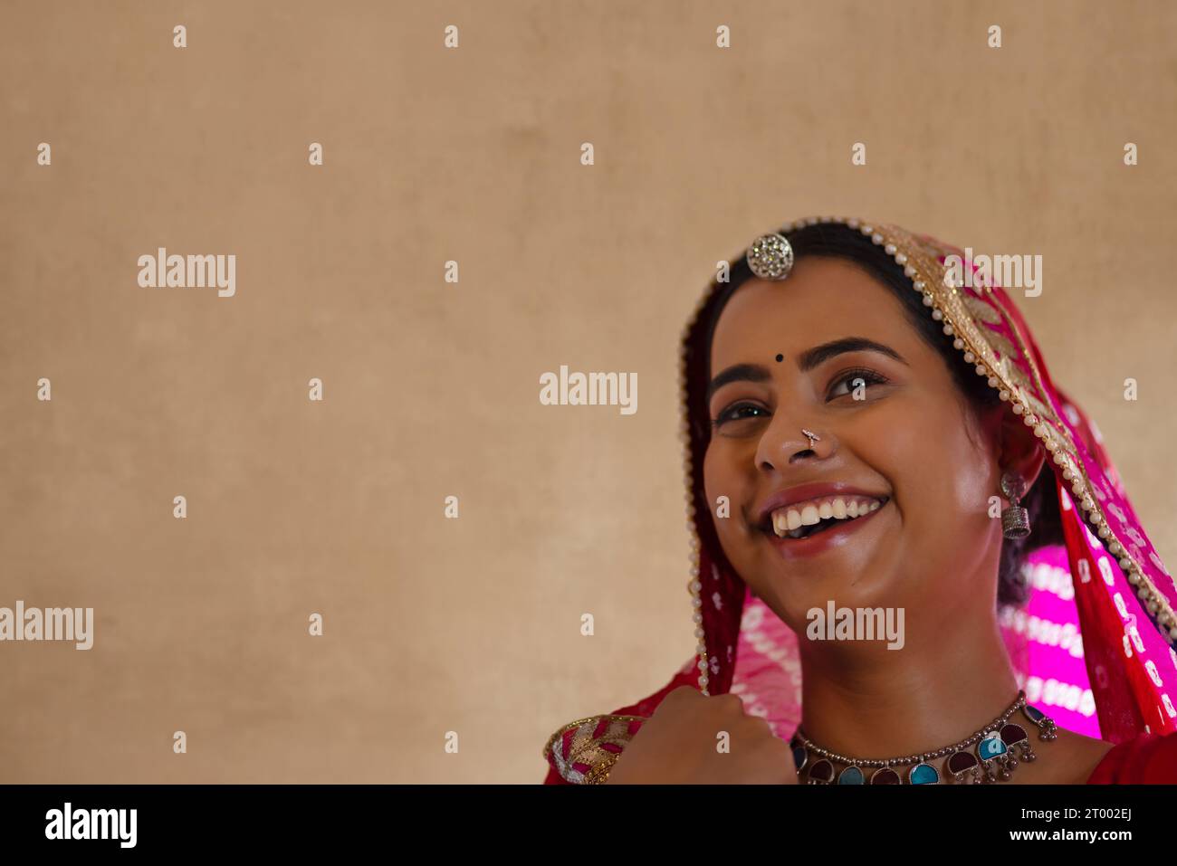Rajasthani woman smiling hi-res stock photography and images - Alamy