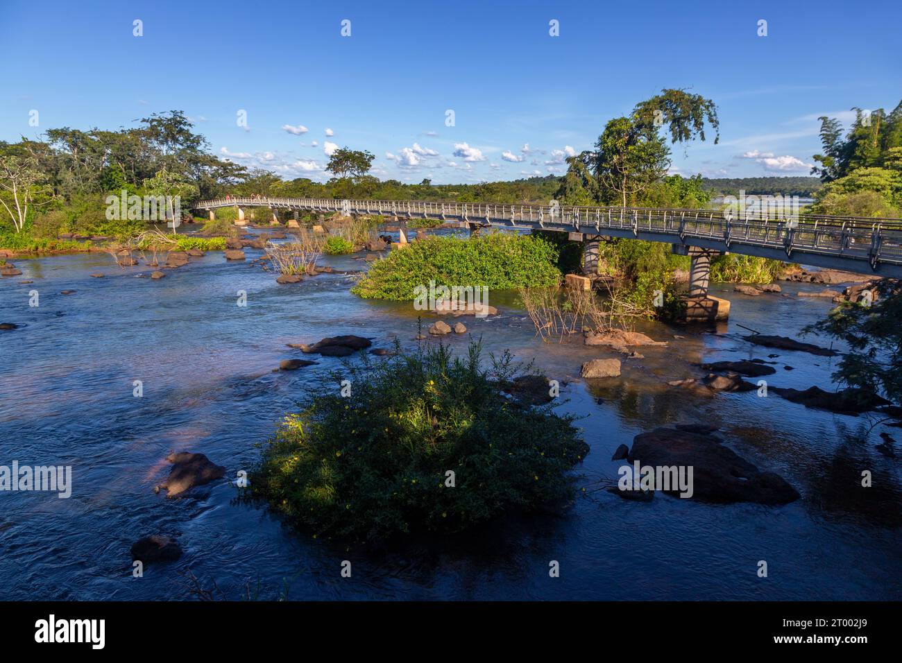 Suspended Boardwalk over Parana River, Upper Circuit or Circuito ...
