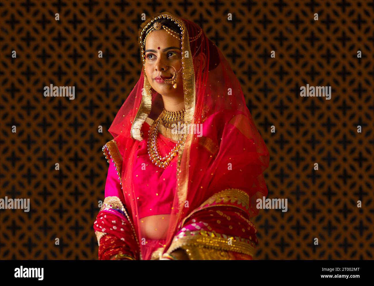 Portrait of Rajput woman in traditional outfit Stock Photo - Alamy