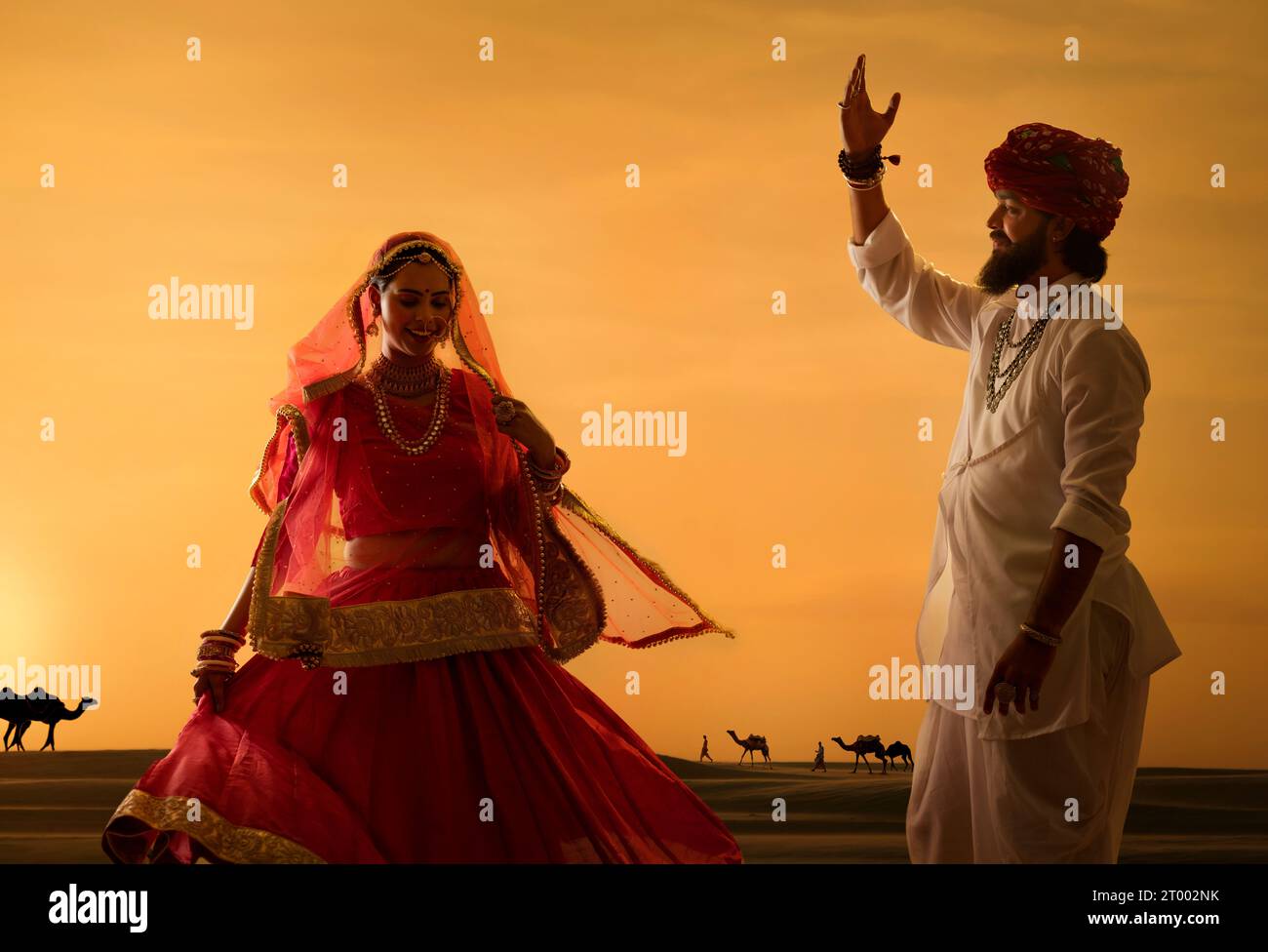 Rajasthani man in traditional dance hi-res stock photography and images ...