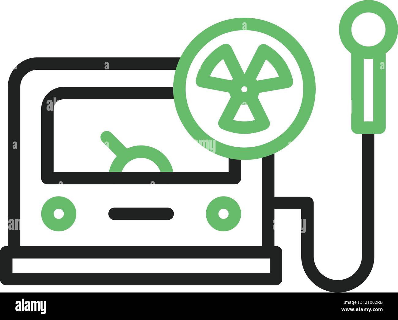Radiation Detector icon vector image. Suitable for mobile application ...