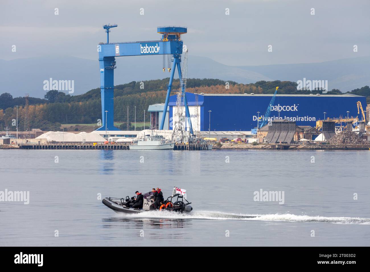 Babcock International, Rosyth Royal Dockyard, Fife Stock Photo - Alamy