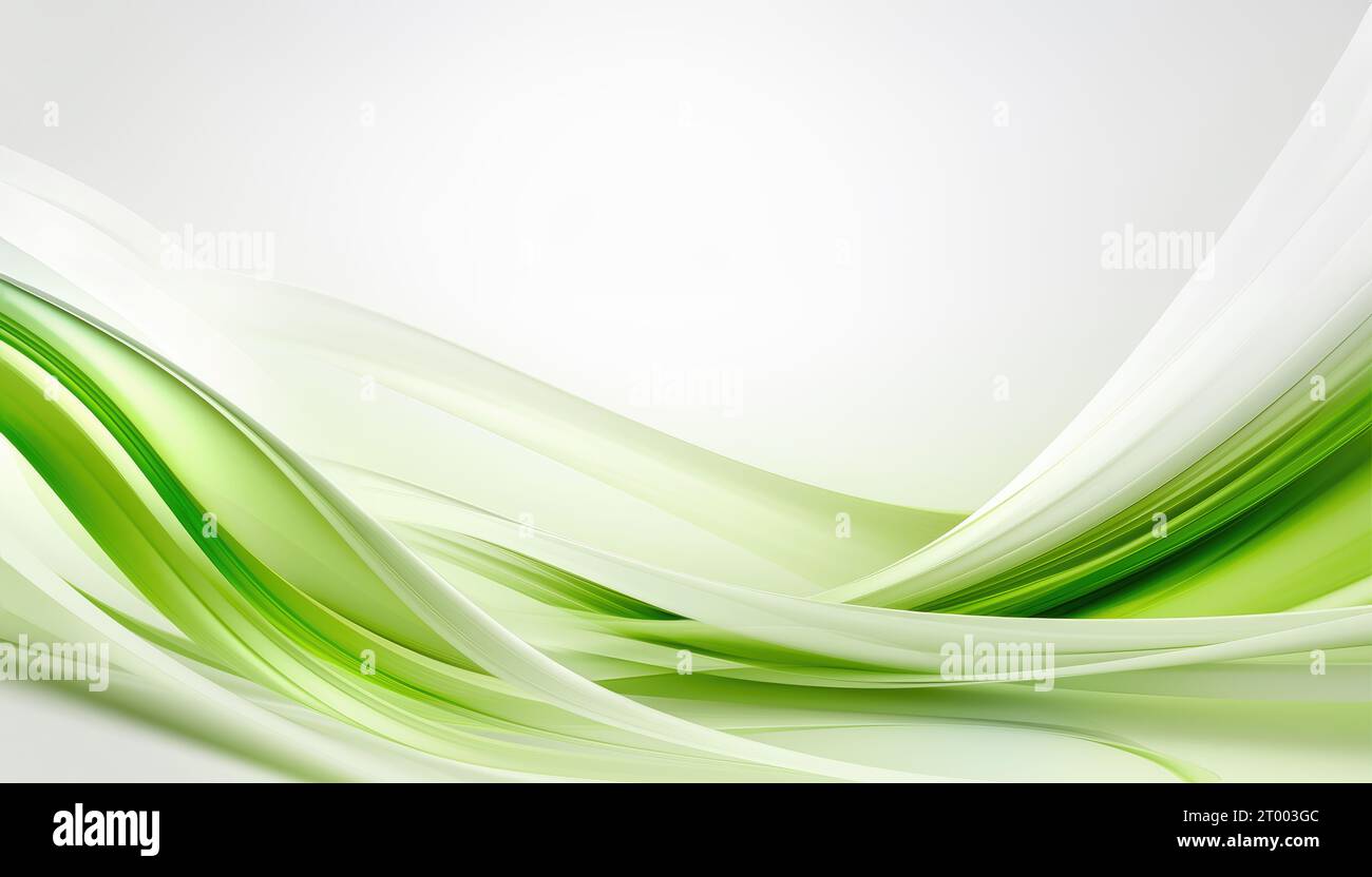 Green Waves Background Stock Photo - Alamy