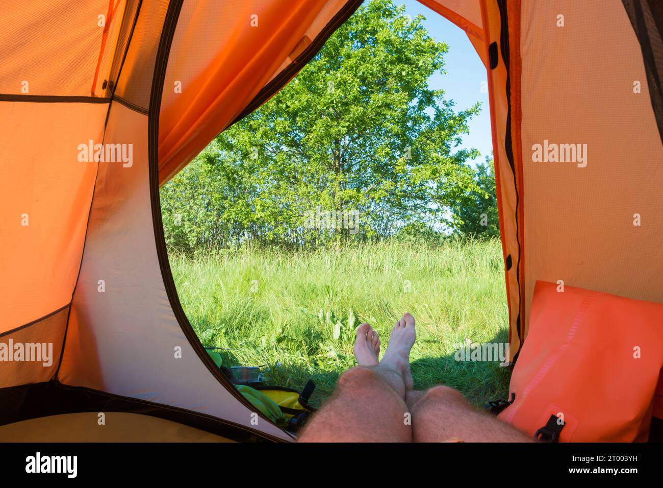 Inside of tent hi-res stock photography and images - Alamy