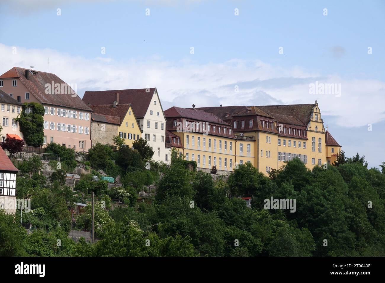 Castle in Kirchberg an der Jagst Stock Photo - Alamy