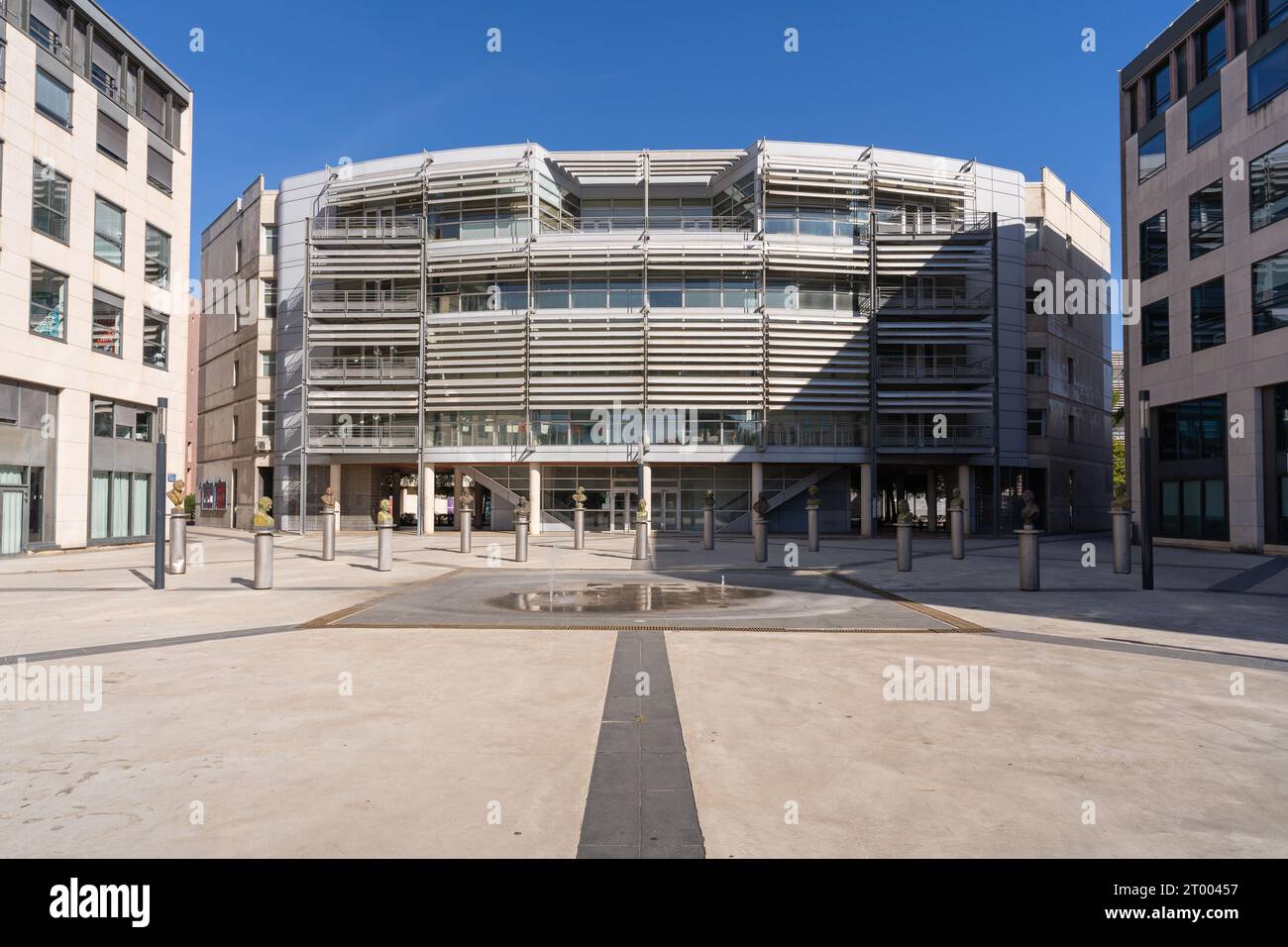 Montpellier, France - 10 01 2023 : View of the Place de la Révolution ...