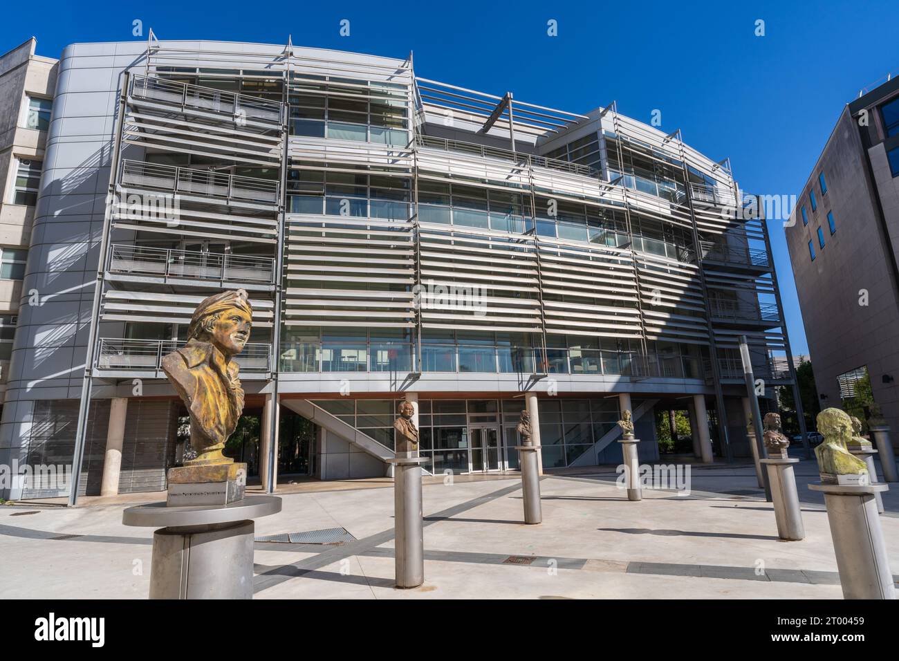 Montpellier, France - 10 01 2023 : View of Place de la Révolution ...