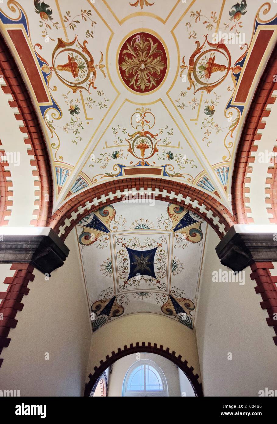 Vault paintings by Robert Heinrich Nachbauer in the town hall of Leer ...