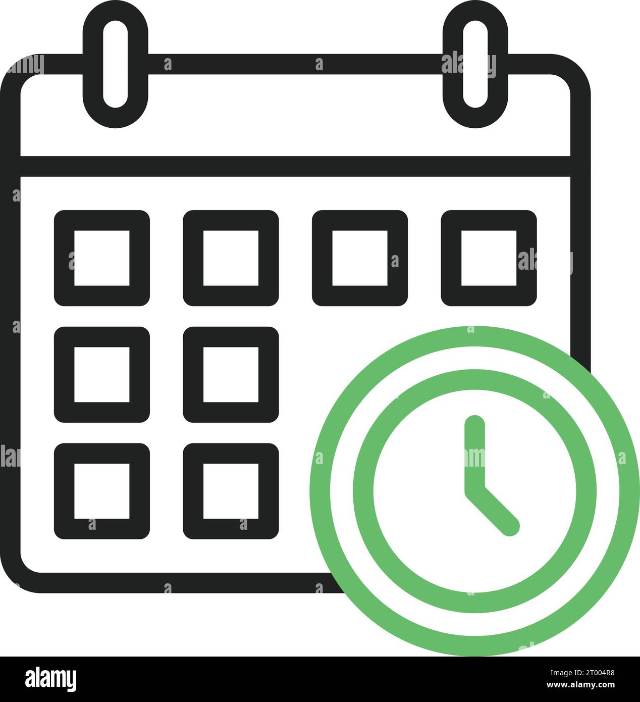 Schedule line icon outline Stock Vector Images - Alamy