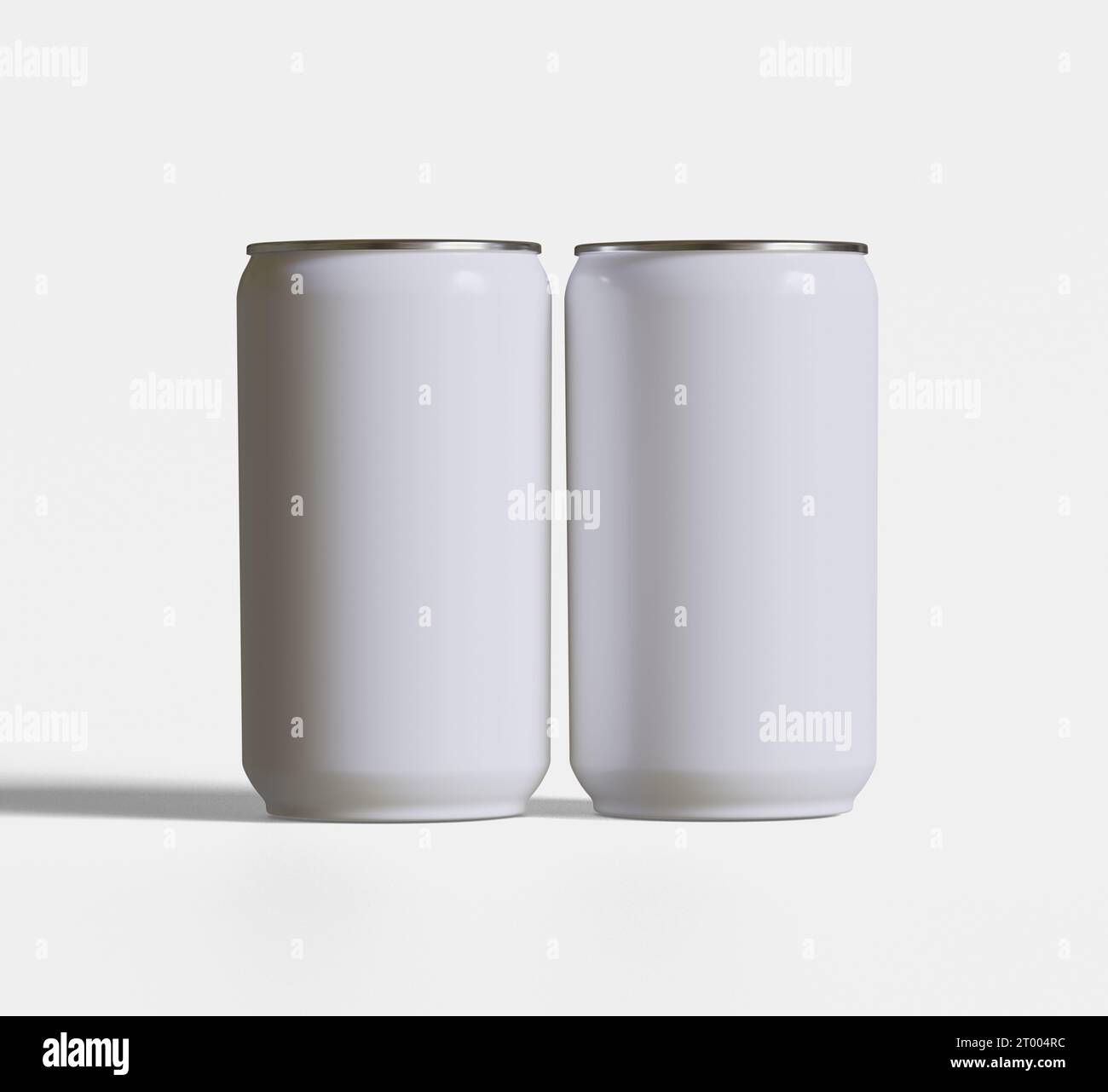 Soda can white color or solid color and realistic texture rendering 3D ...