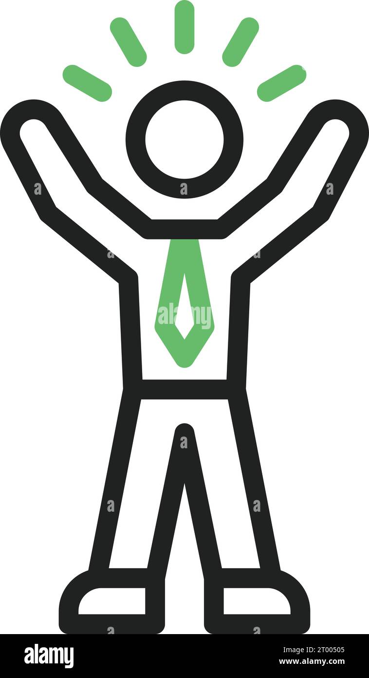 Selfconfident icon vector image. Suitable for mobile application web ...