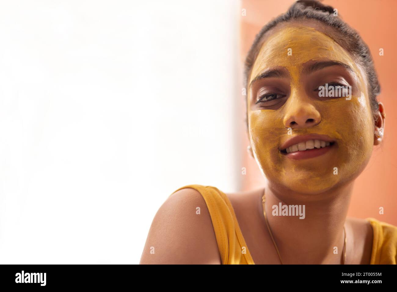 Beautiful woman face pack hi-res stock photography and images - Alamy