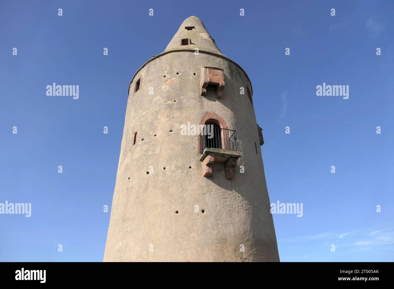 Waiting tower near Schaafheim Stock Photo - Alamy