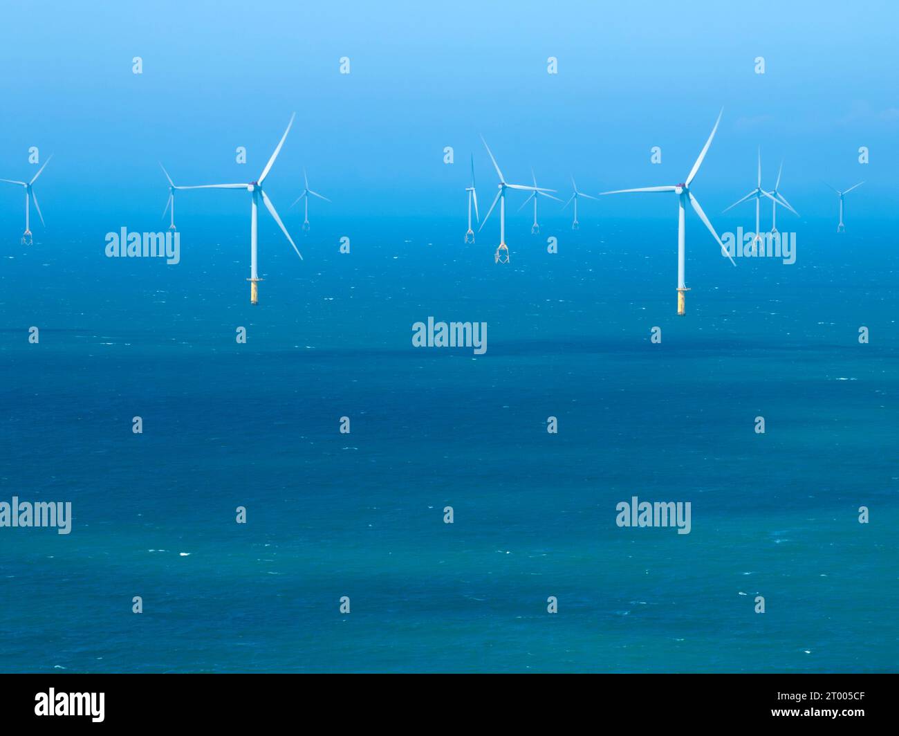 Offshore wind farm in sea hi-res stock photography and images - Alamy