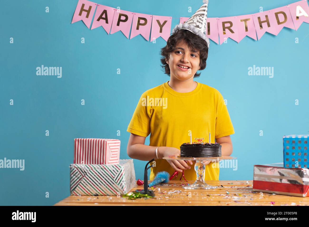 Boy male child celebrating enjoyment hi-res stock photography and ...