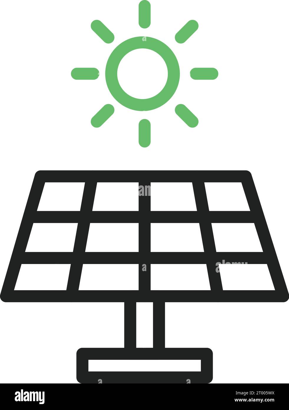 Solar Panel icon vector image Stock Vector Image & Art - Alamy
