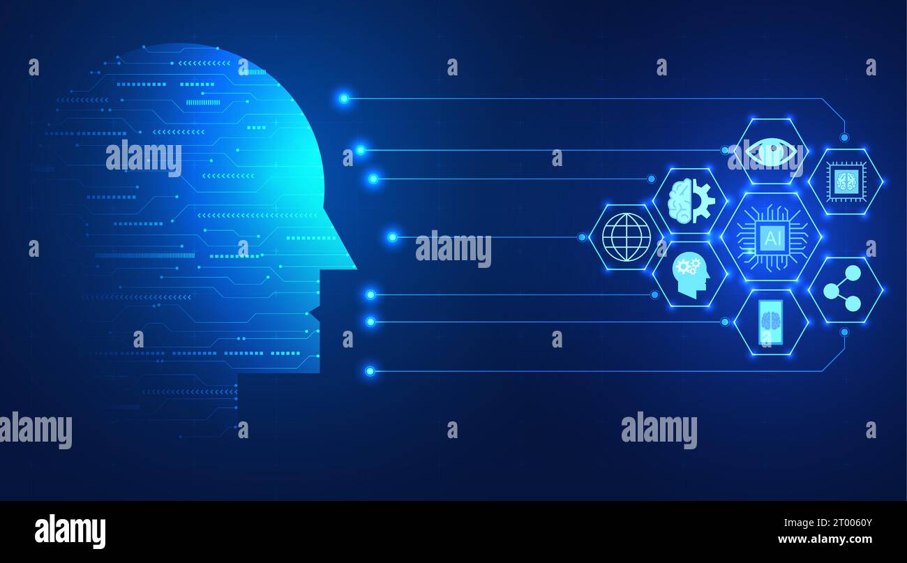 Smart technology or artificial intelligence helps organize user ...