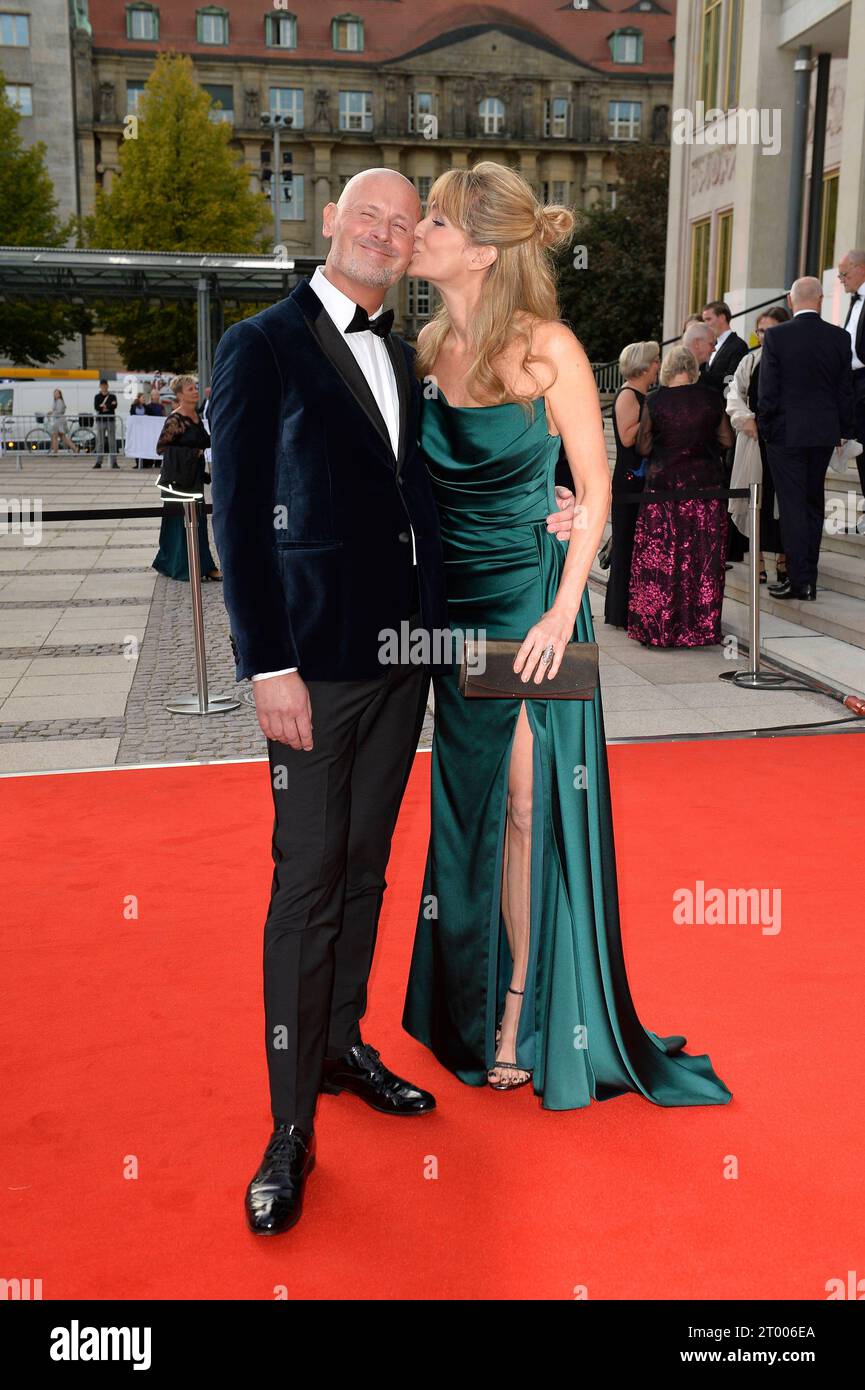 Helge Bjoern Meyer und Alexandra Kamp beim Leipziger Opernball in ...