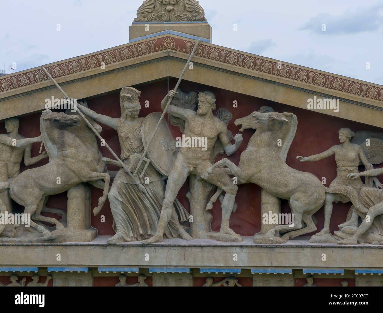 Aerial View Of The Parthenon In Centennial Park In Nashville Tennessee Stock Photo - Alamy