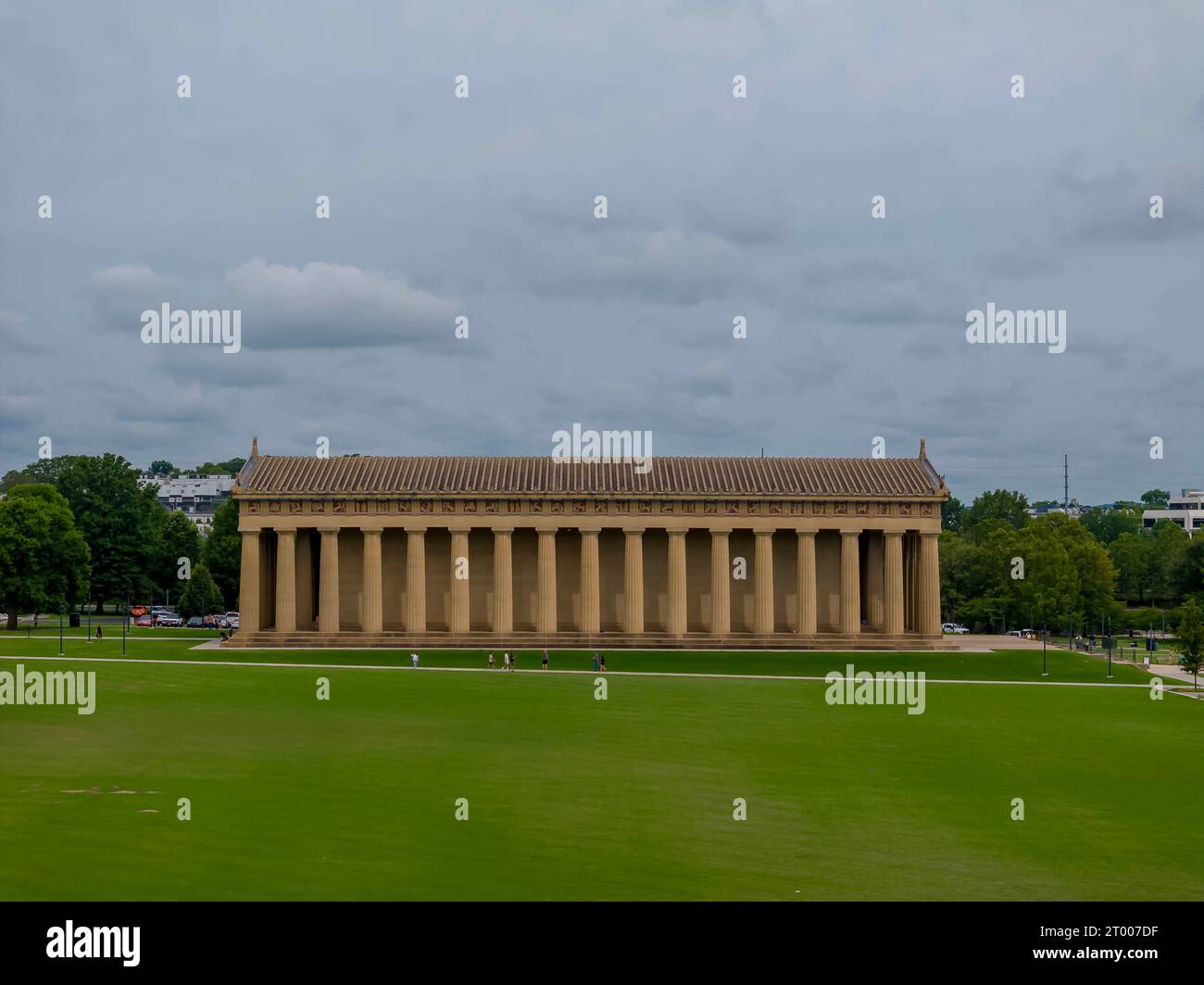 Aerial View Of The Parthenon In Centennial Park In Nashville Tennessee Stock Photo - Alamy