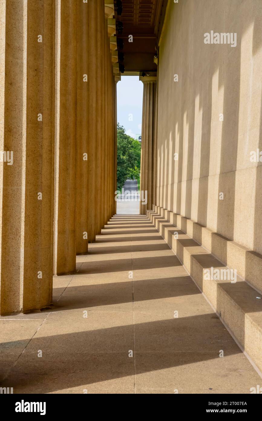 Aerial View Of The Parthenon In Centennial Park In Nashville Tennessee ...