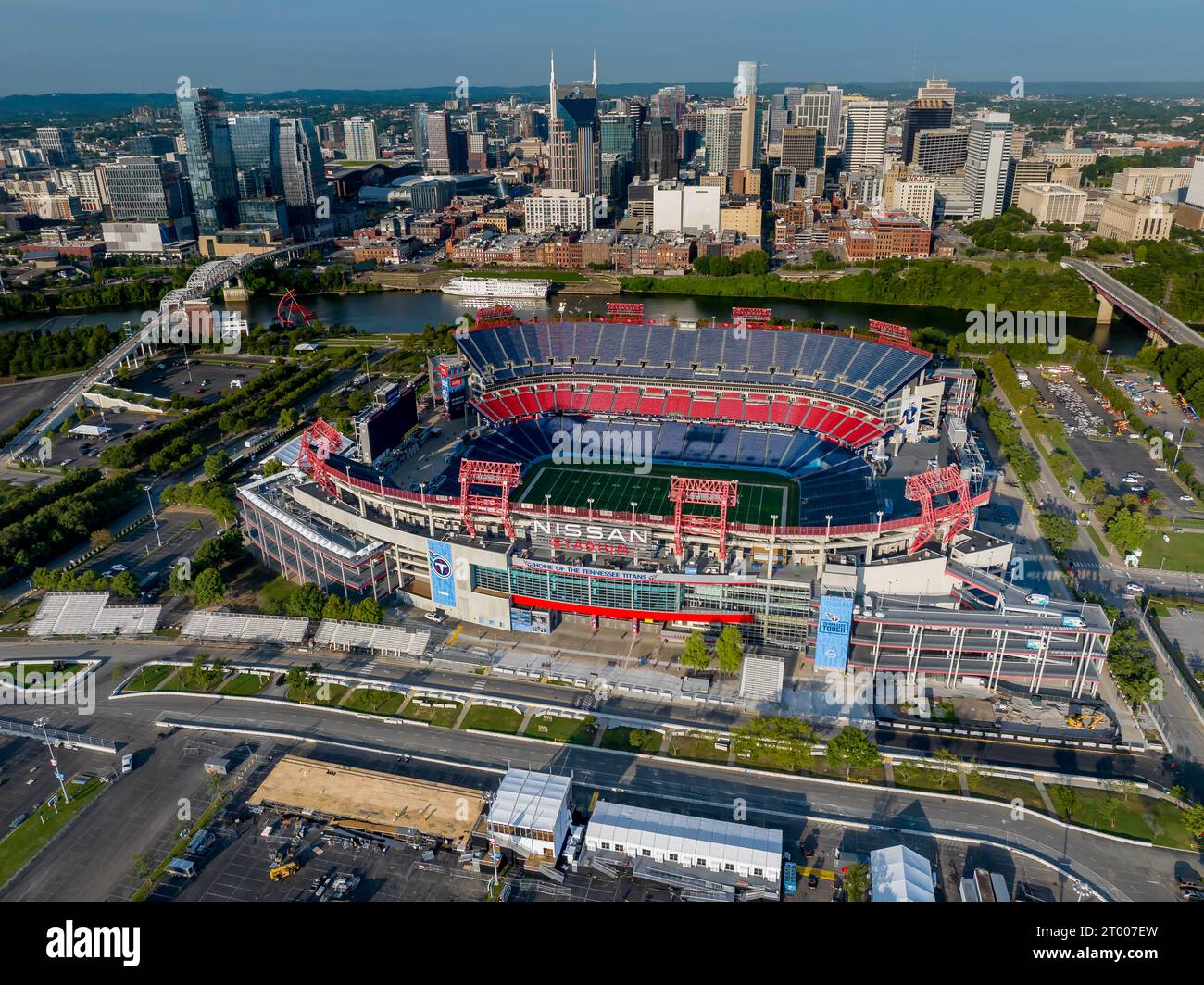 Aerial View Of Nissan Stadium, Home Of The National Football Leagues ...
