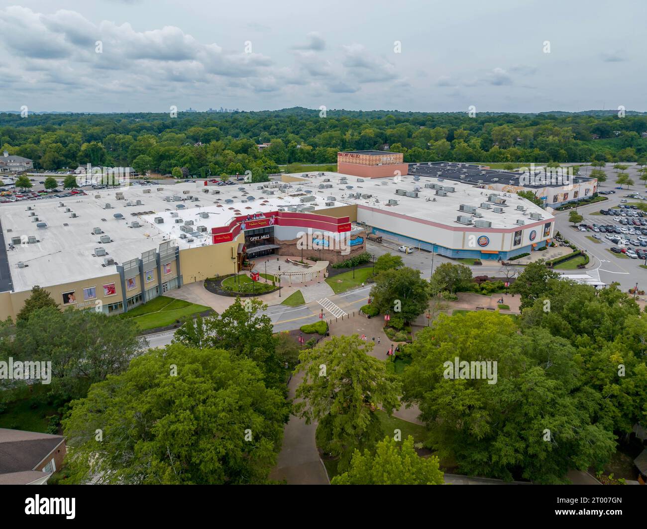 Aerial View Of Opry Mills Mall In Nashville Tennessee Stock Photo - Alamy