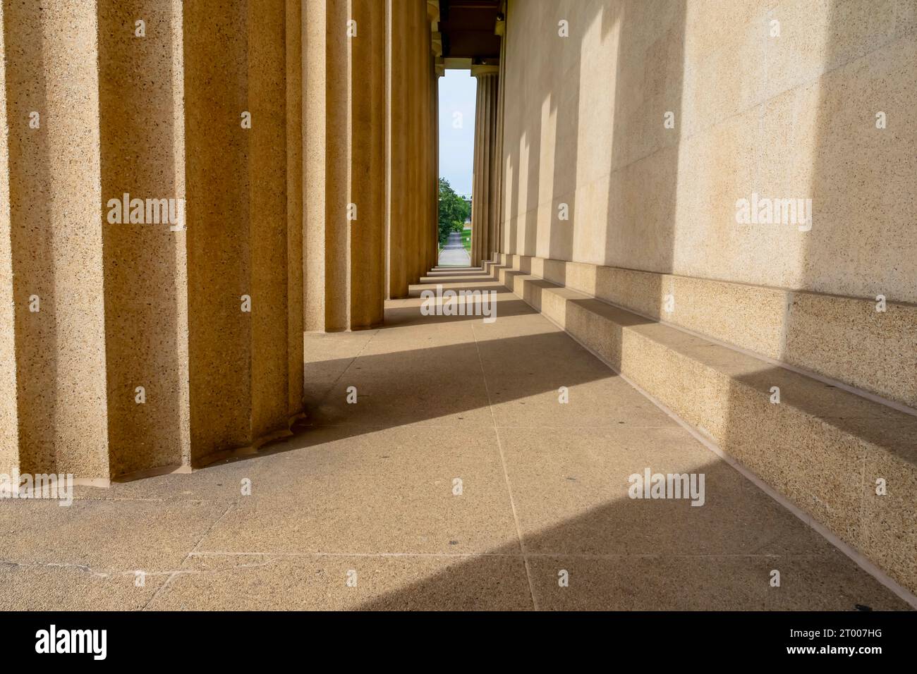Aerial View Of The Parthenon In Centennial Park In Nashville Tennessee Stock Photo - Alamy