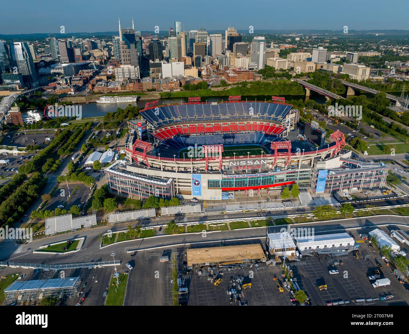 Aerial View Of Nissan Stadium, Home Of The National Football Leagues ...