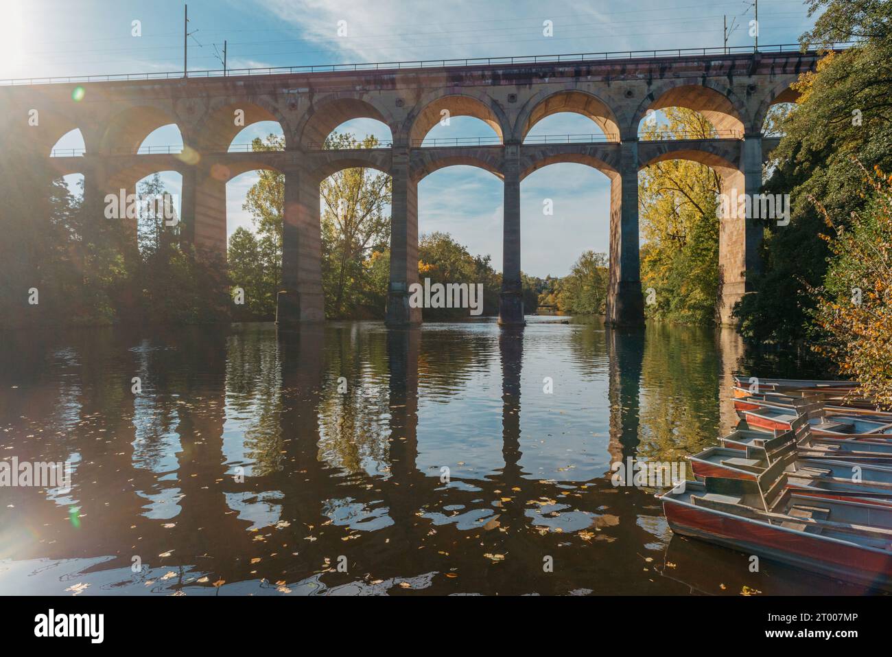 Old german railway bridge in hi-res stock photography and images - Alamy
