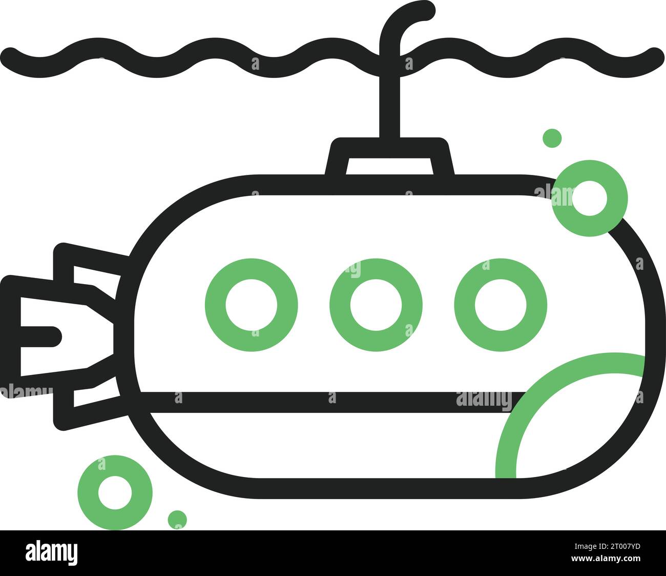 Submarine icon vector image Stock Vector Image & Art - Alamy