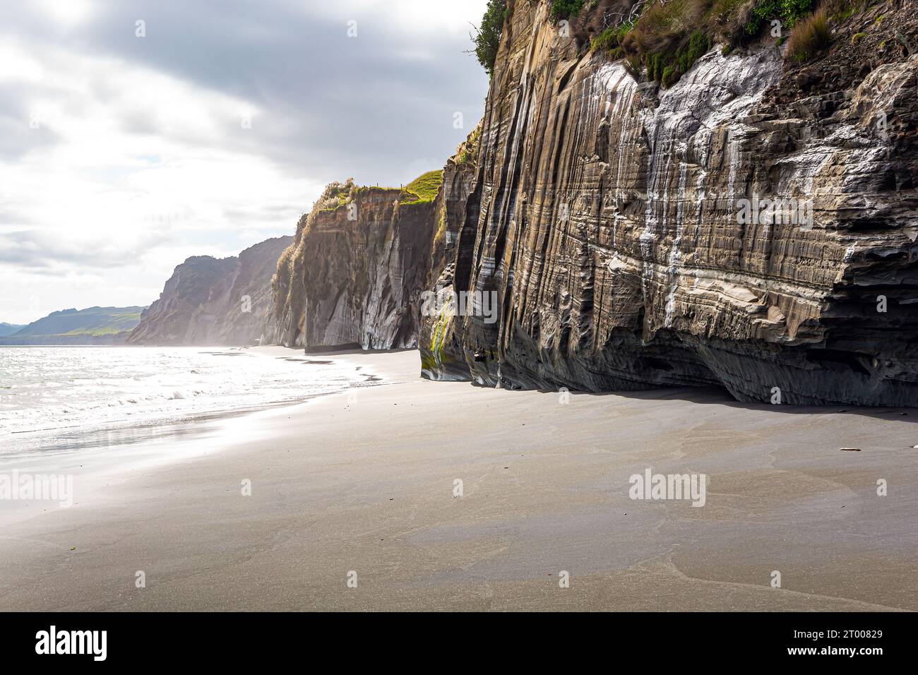 Low tide in the Pacific Ocean Stock Photo - Alamy