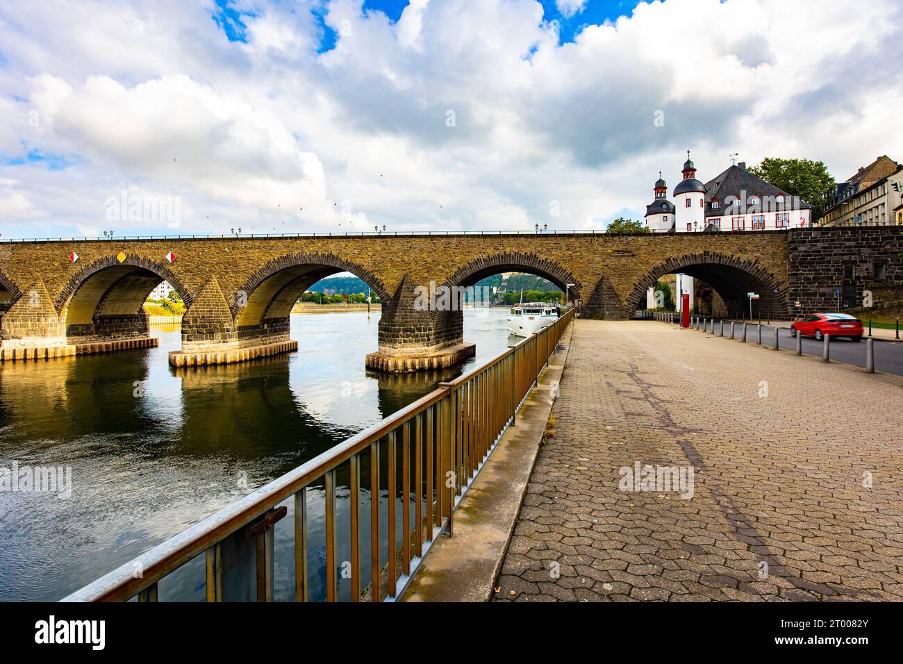The stone-paved embankment Stock Photo - Alamy